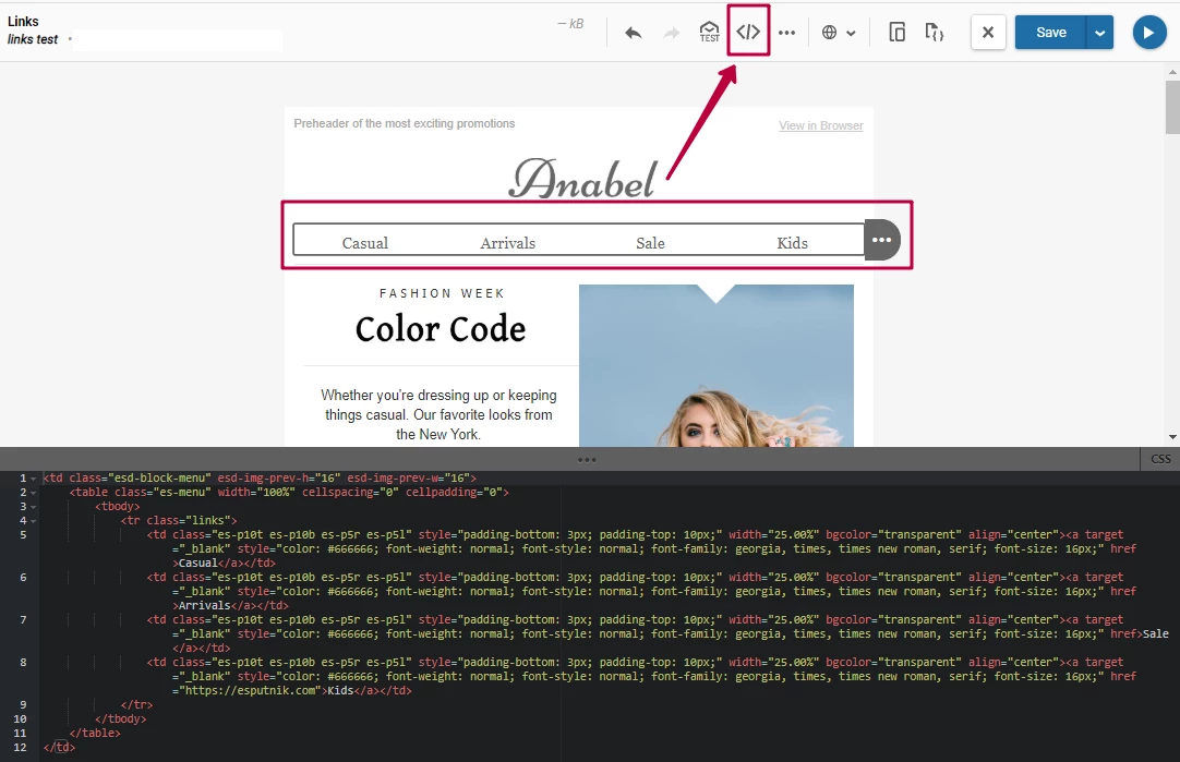 How to Add Anchor Links and Hyperlinks to Emails in a Drag-and-Drop Editor | Blog